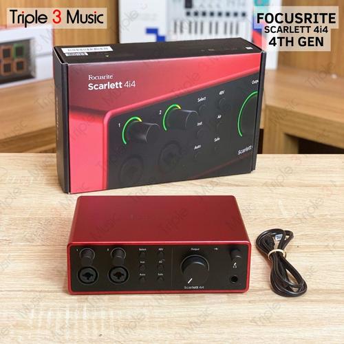Jual Focusrite Scarlett 4i4 4th Gen USB Audio Interface ORIGINAL RESMI ...