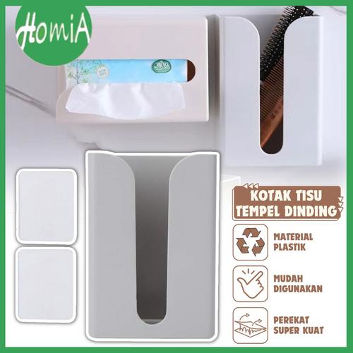 Jual Kotak Tisu Tempel Dinding Minimalis Tempat Tissue Box Toilet ...