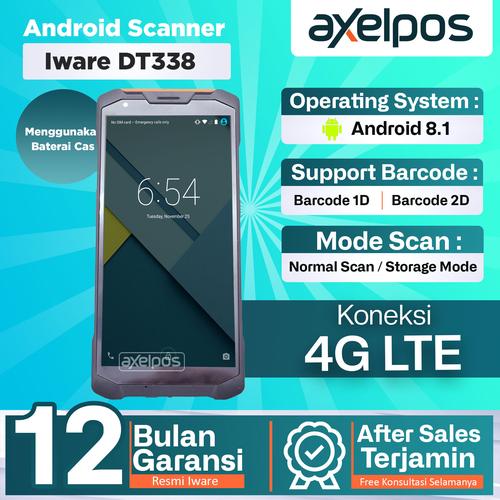 Promo PDT Android Handheld 2D Barcode Scanner - Iware Z DT338 / ZDT-338 ...