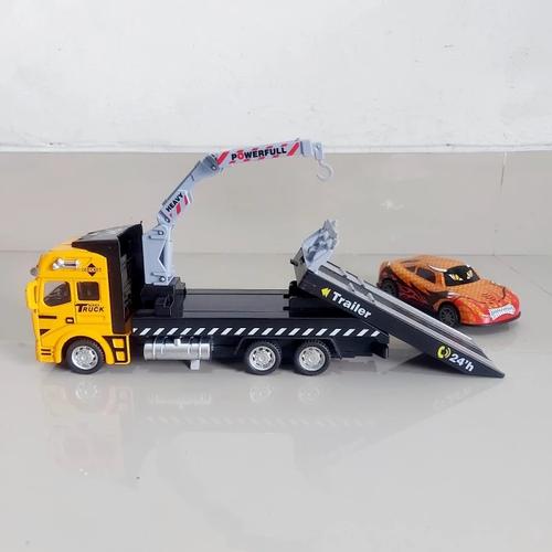 Jual Diecast Truk Derek Alloy - Mainan Miniatur Mobil Truck Towing ...