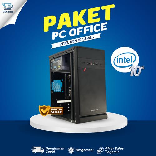 Jual PC Rakitan Intel Core i3 10105 Gen10 with SSD | PC Best for Office ...