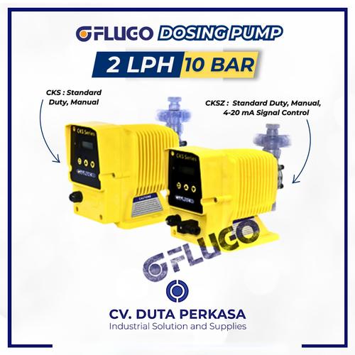 Jual Dosing Pump FLUGO CKS 2 LPH 10 Bar Pompa Dosing Kimia - Kota ...