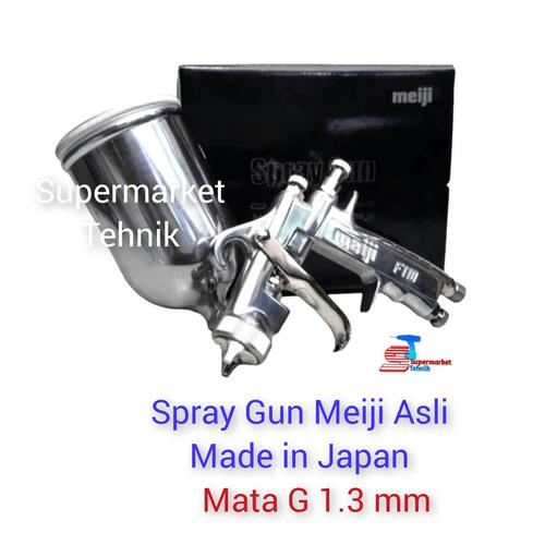 Jual Meiji Spray Gun Asli Model F 110 G13 Mata G 1.3 mm Made in Japan ...