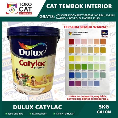 Jual Cat Tembok Interior Dulux Catylac Putih 1501 / 5Kg Galon - Kota ...