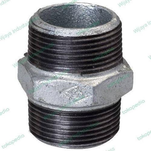 Jual Double Nepel Galvanis 2" inch Double Naple Nipple - Jakarta Barat ...