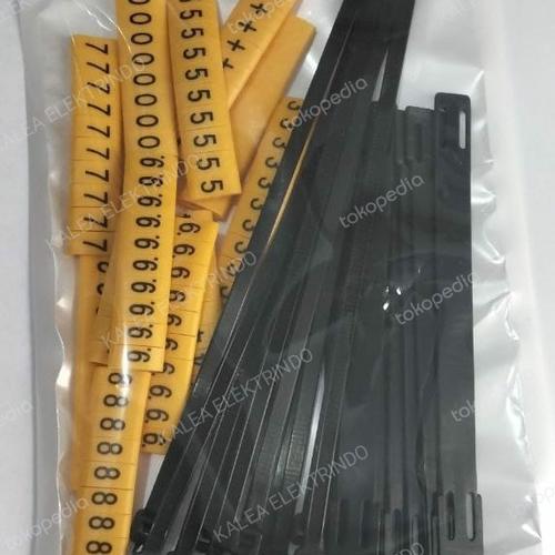 Jual Kabel Marker FM-1 Angka 0-9 Tanda + - isi 140pcs Paket Komplit FM ...