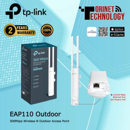 Jual TP-LINK EAP110 Outdoor 300Mbps Wireless N Outdoor Access Point ...