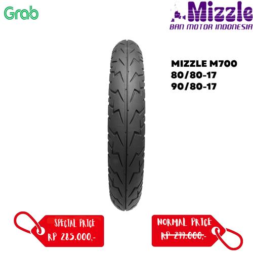 Jual Mizzle M700 Ban Luar Tubeless 80 90 Ring 17 Depan Belakang Motor ...