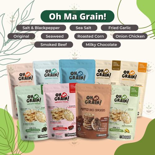 Promo Oh Ma Grain Popped Rice Crackers - Snack Sehat - Cemilan Anak ...