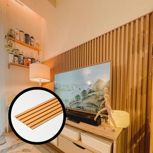 Jual Wallpanel WPC Wood Wall Panel Wallpaper Hiasan Dekorasi Dinding ...
