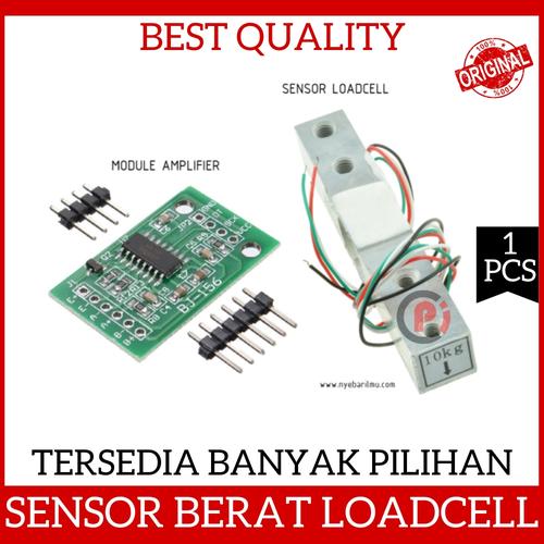 Jual Weight Sensor Ukur Berat Load Cell Loadcell Module HX711 Timbangan ...
