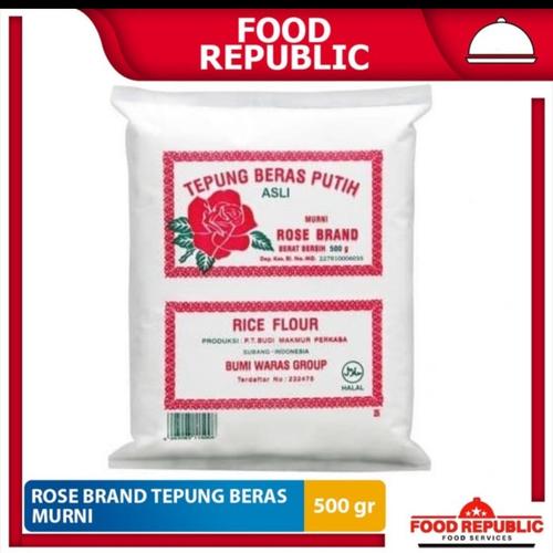 Jual Tepung Beras Murni Rose Brand 500Gr - Rose Brand Rice Flour Halal ...