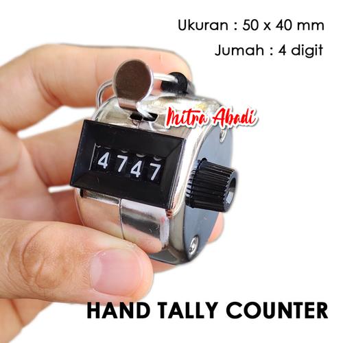 Jual Alat Penghitung Manual Hand Tally Counter 4 Digit - Jakarta Barat ...