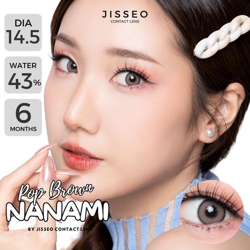 Jual Softlens Jisseo Nanami Pop Brown by Sisselens Normal /-800 ...