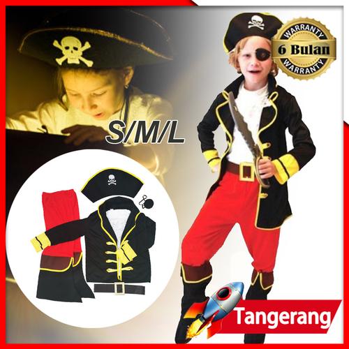 Jual Kostum Cosplay Bajak Laut Pirate Kostum Costume Anak - S - Kota ...