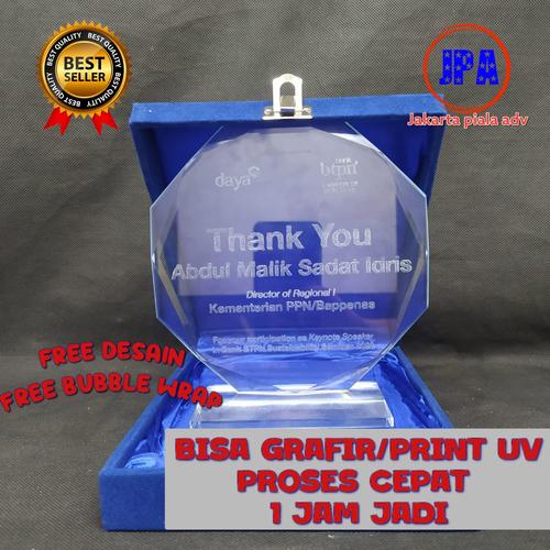 Jual Plakat Kristal / Plakat Kaca / Plakat Penghargaan / Plakat Murah ...