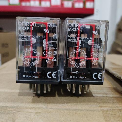 Jual Relay Omron MK3P 11 Pin Kaki 220VAC 24DC 12VDC not MKS3P Socket ...