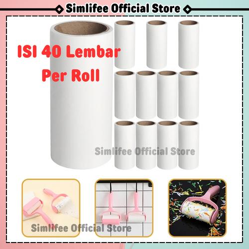 Jual Refill Lint Roller Isi Ulang Pembersih Bulu Pakaian Kucing Sticky ...