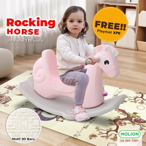 Promo MOLION Kuda Kudaan Anak Rocking Horse Mainan Jungkat Jungkit 001 ...