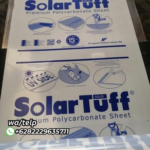 Jual SOLARFLAT 6mm - solar tuff atap genteng polycarbonat 6 meter ...