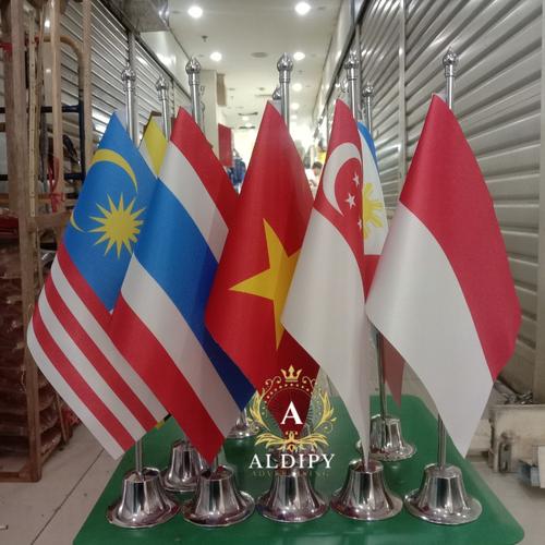 Jual Tiang Stenlis Meja Dan Bendera Meja Negara ASEAN - Jakarta Pusat ...