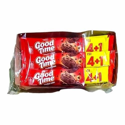 Jual GOODTIME COOKIES DOUBLE CHOC | RAINBOW CHOCOCHIPS 1 PACK ISI 12 ...
