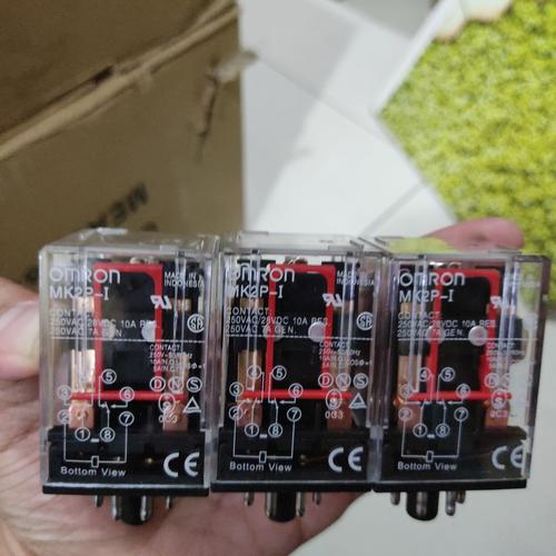 Jual Relay Omron MK2P 8 Pin Kaki 220VAC 24DC 12VDC SOCKET PF083A no ...