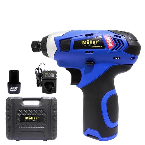 Jual MOLLAR CIDR12150 Bor Obeng Cordless Impact Driver 12v - Set ...