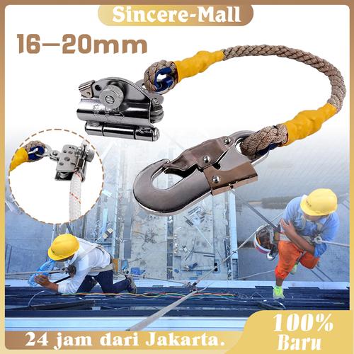 Jual Work Positioning Lanyard Rope Grab Alat Panjat Penahan Jatuh Auto ...