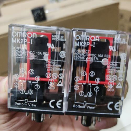 Jual Relay Omron MK2P-I Coil 8 Pin Kaki 220V 24DC 12VDC Socket PF083A-E - 220vac - Jakarta Barat ...