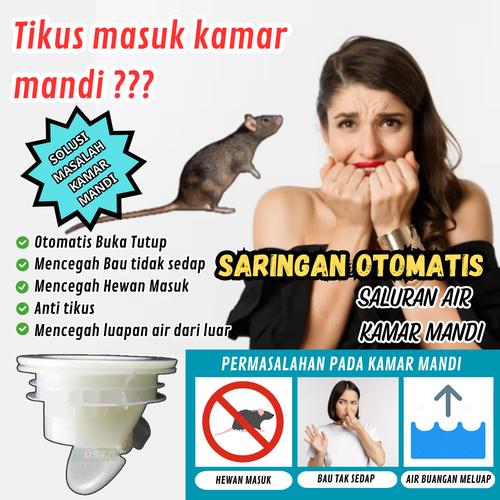 Jual katup pipa air otomatis Buka tutup Anti kecoa PVC Rucika Saluran ...