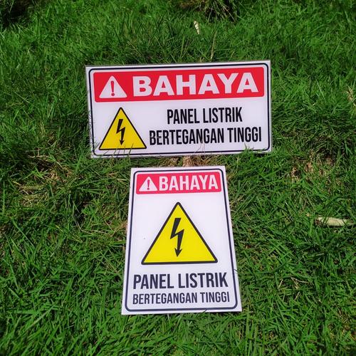 Jual AKRILIK, STIKER, PENANDA BAHAYA PANEL LISTRIK BERTEGANGAN TINGGI ...