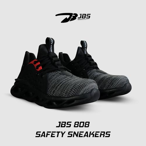Promo Sepatu Safety Sneakers JBS 808 Steel Toe Anti Tusukan - Abu-abu ...