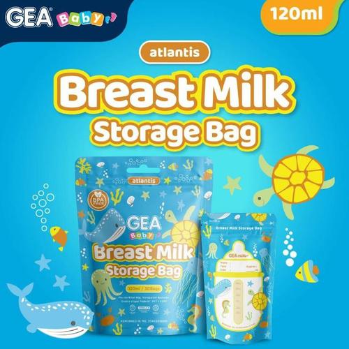 Jual KANTONG ASI GEA 120ML/PLASTIK ASI /KANTONG ASI CROWN - Patren moms ...