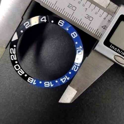 Jual insert bezel ceramic slope seiko 5 38mm batman seiko mod skx srpd ...