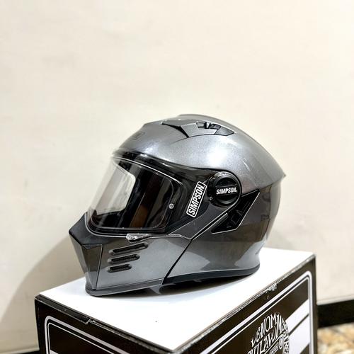 Jual helm simpson darksome modular - Abu-abu, L - Kab. Gresik ...