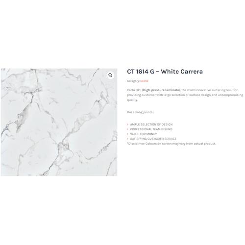 Jual CARTA CT 1614 G White Carrera CT1614G HPL CARTA - Kota Yogyakarta ...