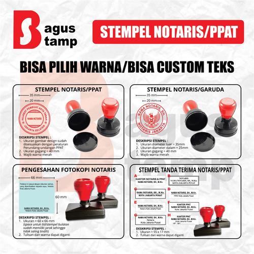 Jual Stempel Notaris / PPAT / Pengesahan Fotocopy - Fotocopy PPAT, Ungu ...