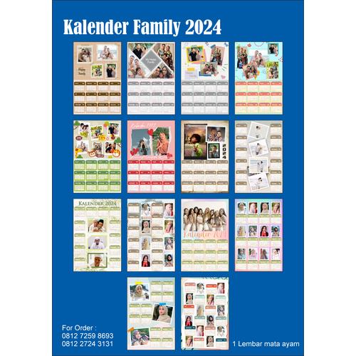 Jual Kalender Dinding Foto Keluarga | Kalender Keluarga | Kalender Unik ...
