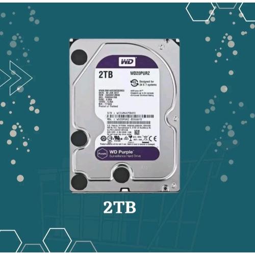 Jual HDD WD PURPLE 2TB 4T 6TB HARD DISK CCTV SURVEILLANCE INTERNAL - 2 ...