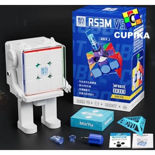 Jual Cube Puzzle Moyu RS3M V5 3x3 Magnetic MAGLEV + ROBOT Stickerless ...