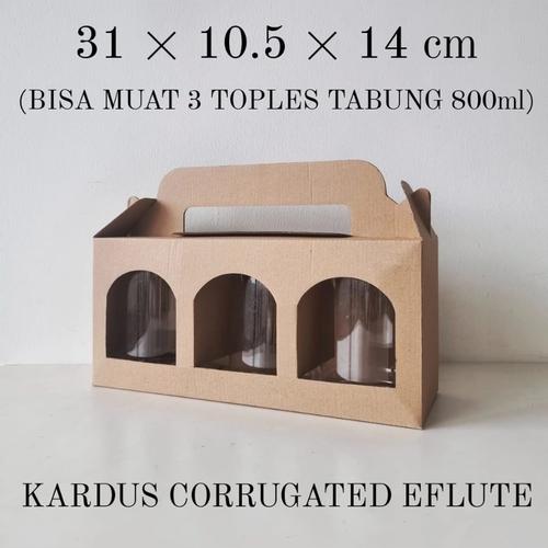 Jual GABLE BOX 31x10.5x14 / BOX TOPLES TABUNG 800ml / BOX HAMPERS ...