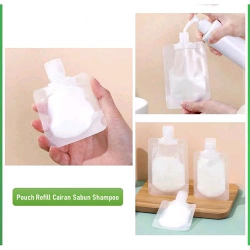 Jual Kantong Pouch Travel Isi Ulang Cairan Shampoo Botol Refill Isi ...