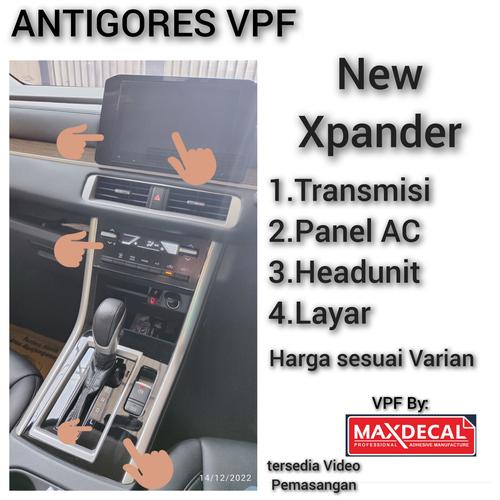 Promo Sticker VPF clear bening NEW xpander stiker Gear transmisi AC ...