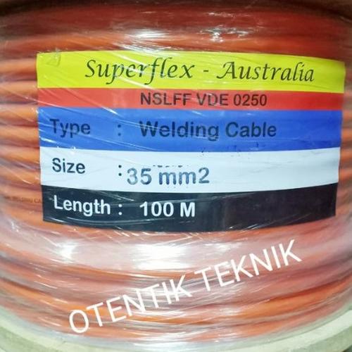 Jual [PROMO] KABEL LAS SUPERFLEX 35MM - WELDING CABLE 35MM FULL COPPER ...