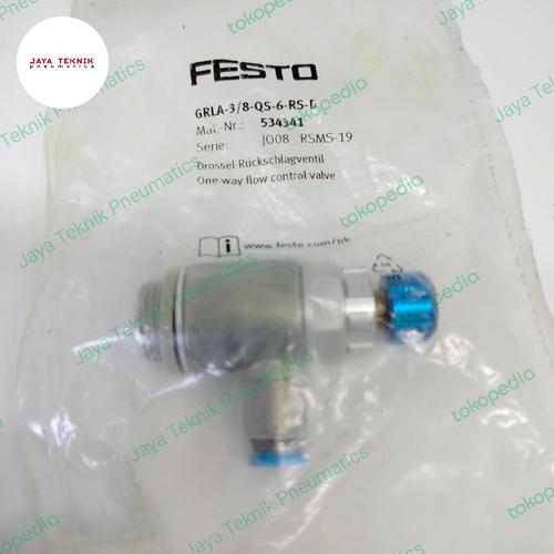 Jual Speed Control FESTO GRLA-3/8-QS-6-RS-D 534341 - Jakarta Barat - Jaya Teknik Pneumatics ...