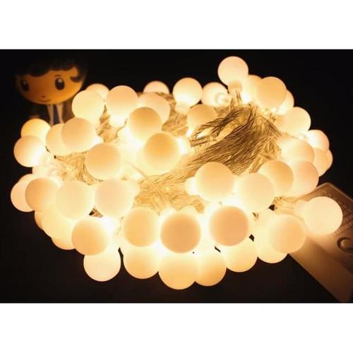 Jual Lampu Tumblr 10 Meter Bola Anggur Hias Dekorasi Natal Lamp Model ...