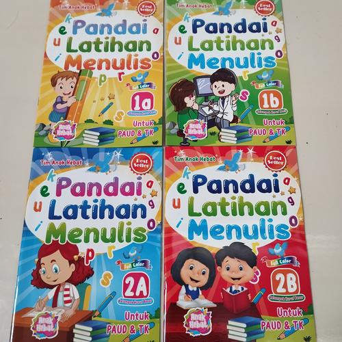 Jual Buku Paud TK Pandai Latihan Menulis Huruf Besar & Kecil - TAH ...