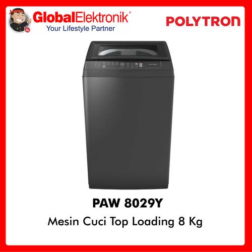 Jual MESIN CUCI 1 TABUNG POLYTRON PAW 8029 Y LAGUNA TOP LOAD PAW-8029Y ...