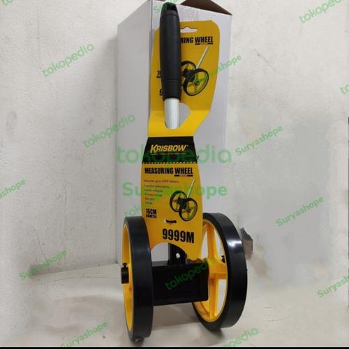 Jual KRISBOW METERAN DORONG 2 RODA/MEASURING WHEEL/ALAT UKUR DIAMETER ...